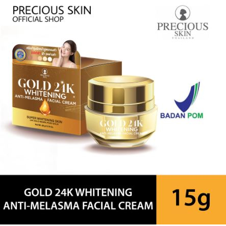 Jual PRECIOUS SKIN GOLD 24K WHITENING ANTI-MELASMA FACIAL CREAM 15G ...