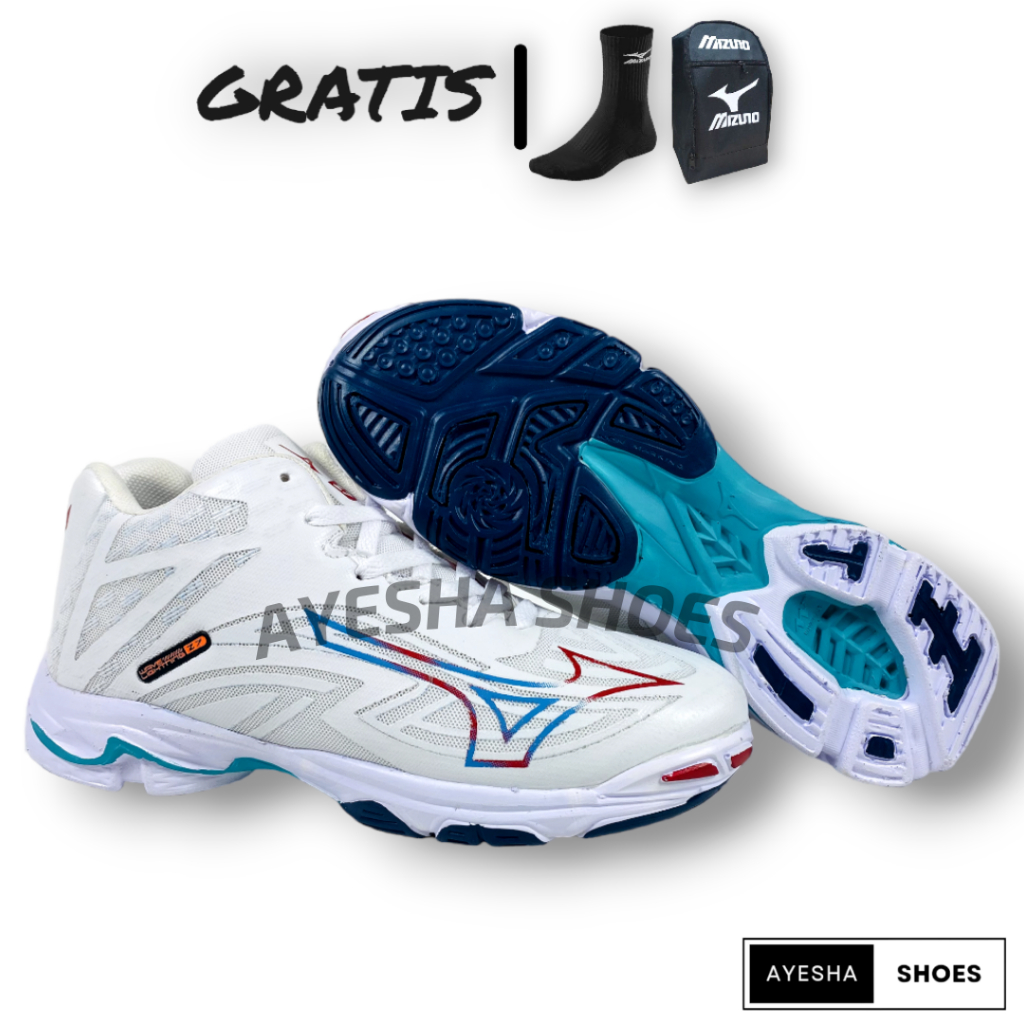 Jual Sepatu Voli Mizuno Wlz 7 Mid Terlaris Sepatu Volly Mizuno Wave ...
