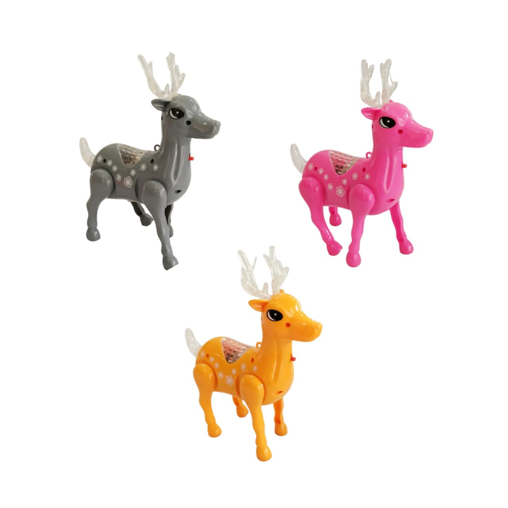 Jual Mainan Rusa Baterai Berjalan Musik Lampu | Shopee Indonesia