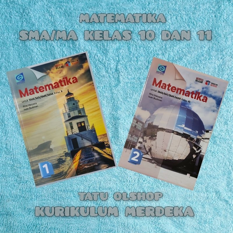 Jual Buku Kurikulum Merdeka Matematika SMA Kelas 10 11 X XI 1 2 Original Penerbit Grafindo ...