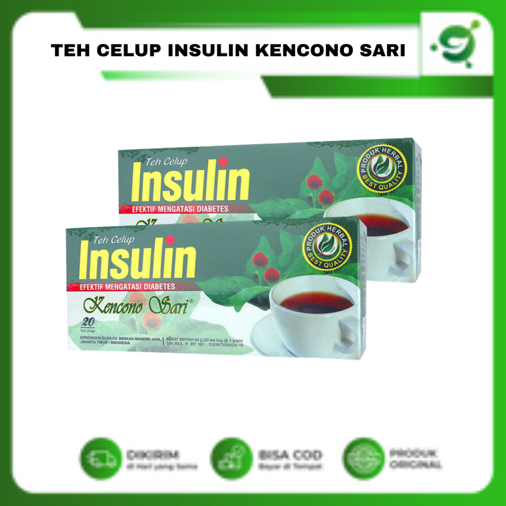 Jual Teh Celup Insulin Kencono Sari - Membantu Atasi Diabetes dan Gula ...