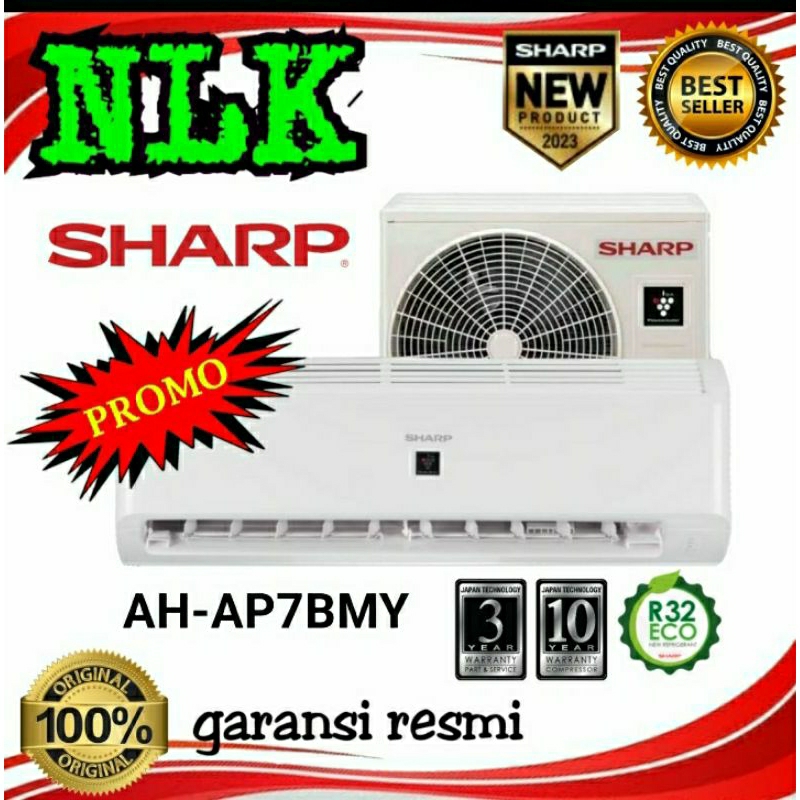 Jual AC SHARP AH - AP7BMY GARUDA SERIES 3/4 PK AC Sharp AP7BMY + PASANG INSTALASI. | Shopee ...