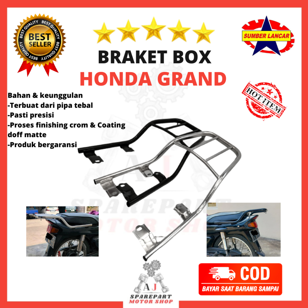 Jual Breket Bracket Behel Braket Begel Box Jok Motor Honda Grand Grand ...
