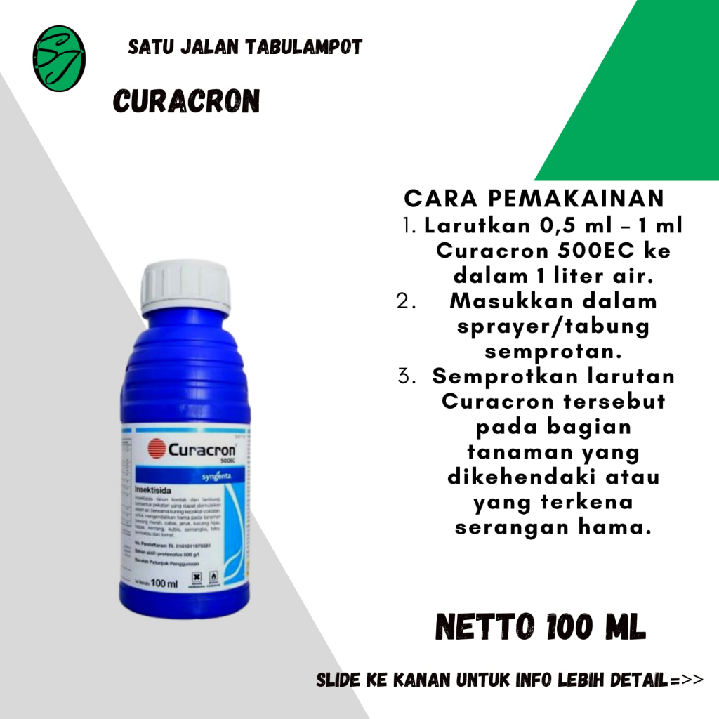 Jual Curacron 500EC 100ml Pembasmi Hama (Insektisida) | Shopee Indonesia