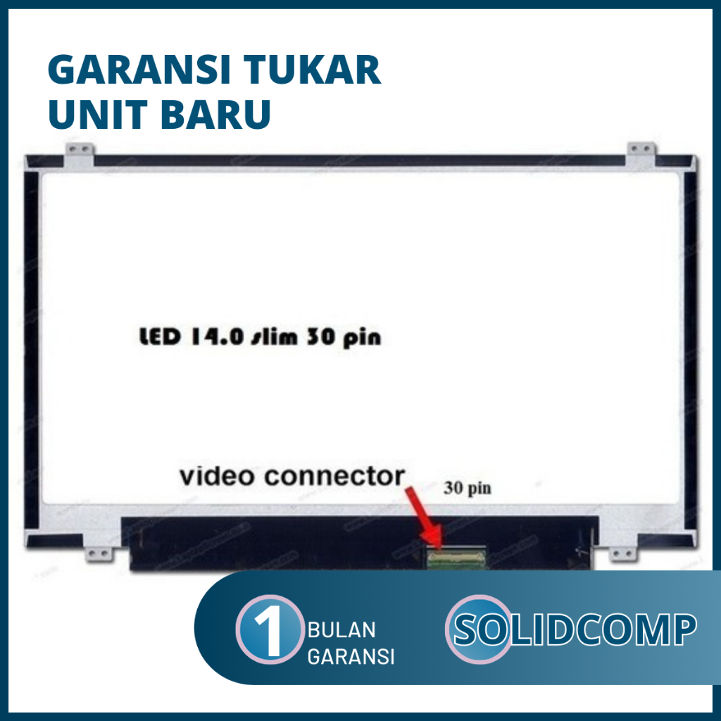 Jual LED LCD Laptop HP 240 245 250 255 G5 G6 Probook 440 G2 440 G3 ...
