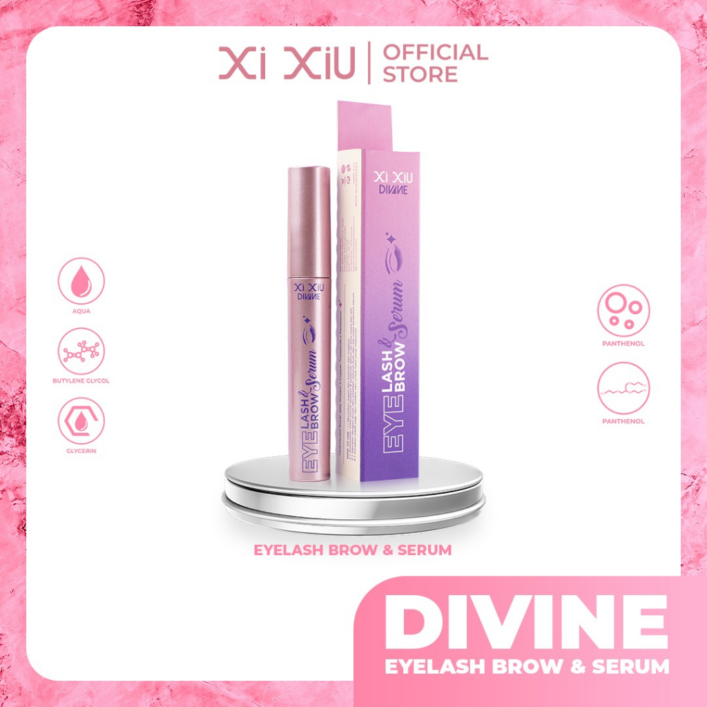 Jual XIXIU DIVINE EYELASH & EYEBROW SERUM - XI XIU EYE SERUM | Shopee ...