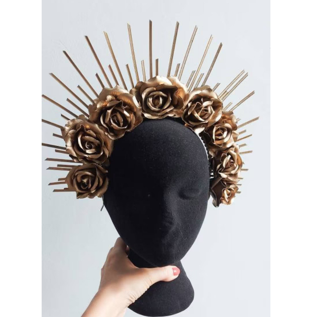 Jual Bando Festival Bando Mahkota Dengan Hiasan Bunga Mawar 037 ...