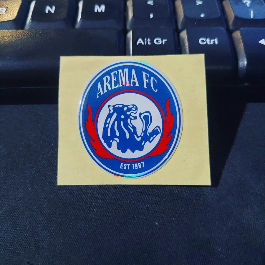 Jual Sticker Timbul Resin AREMA FC Malang Stiker Logo Lycal 3D Kecil ...