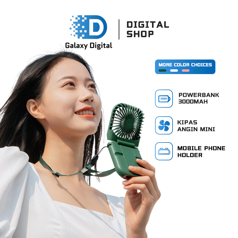 Jual Kipas Angin Portable/kipas Portable/kipas Mini/Power Bank/Kipas ...