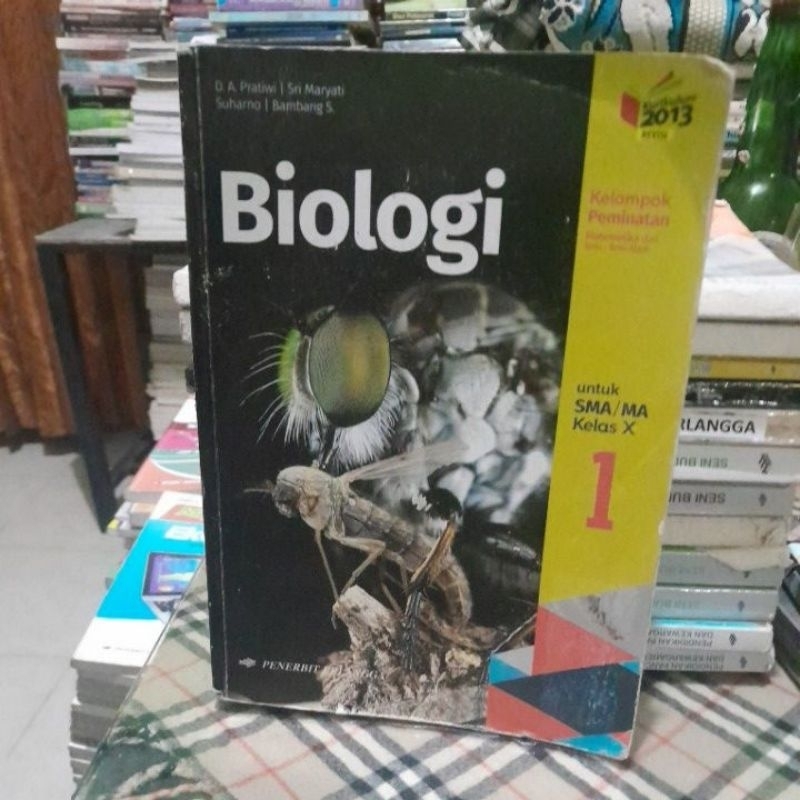 Jual BUKU BIOLOGI UNTUK SMA KELAS 10 PEMINATAN OLEH D.A Pratiwi penerbit erlangga | Shopee Indonesia