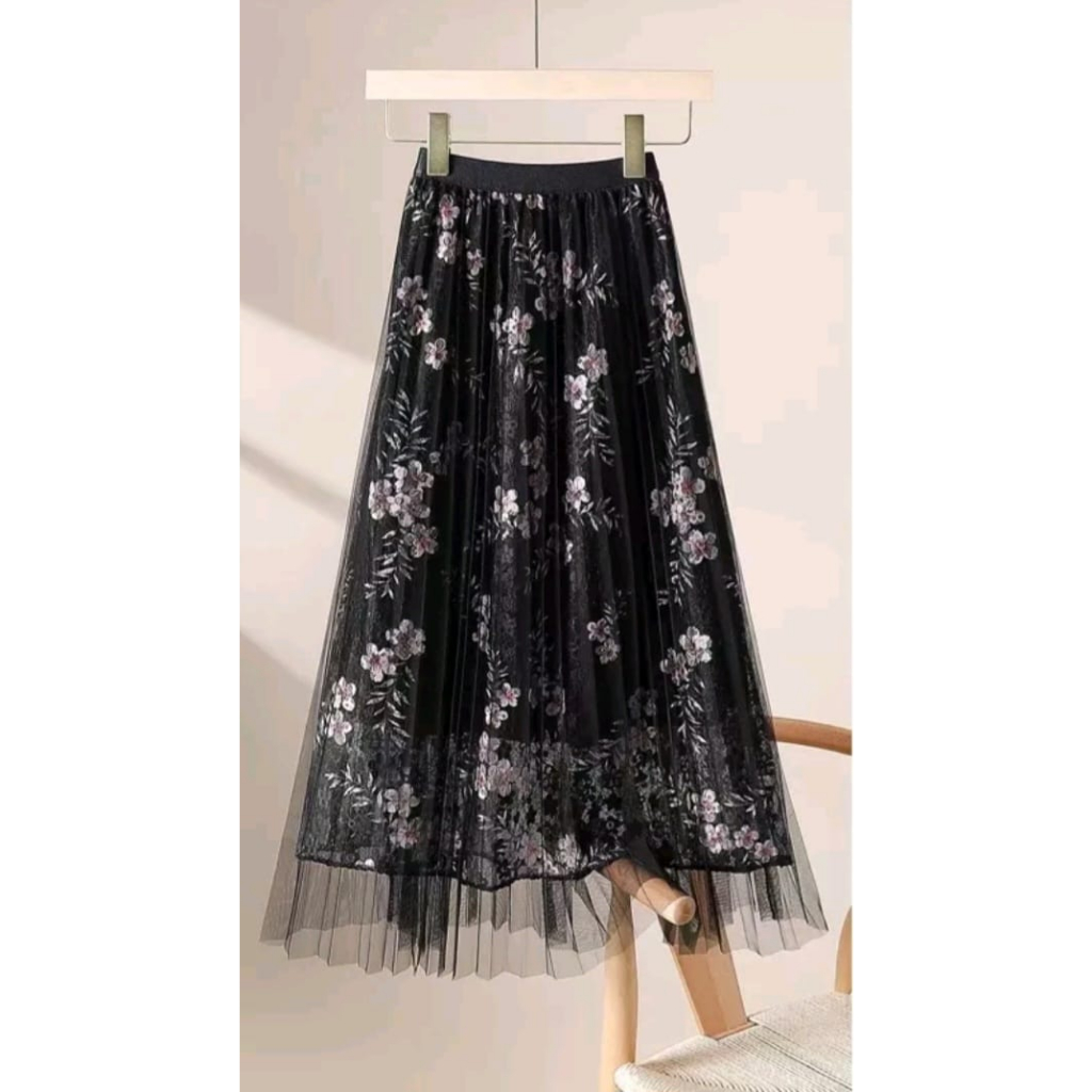 Jual ROK TUTU MOTIF BUNGA ROK BRUKAT PREMIUM IMPOR TUTU SKIRT PREMIUM ...