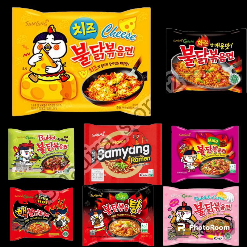 Jual SAMYANG Buldak original, cheese, jjajang, mala | Shopee Indonesia