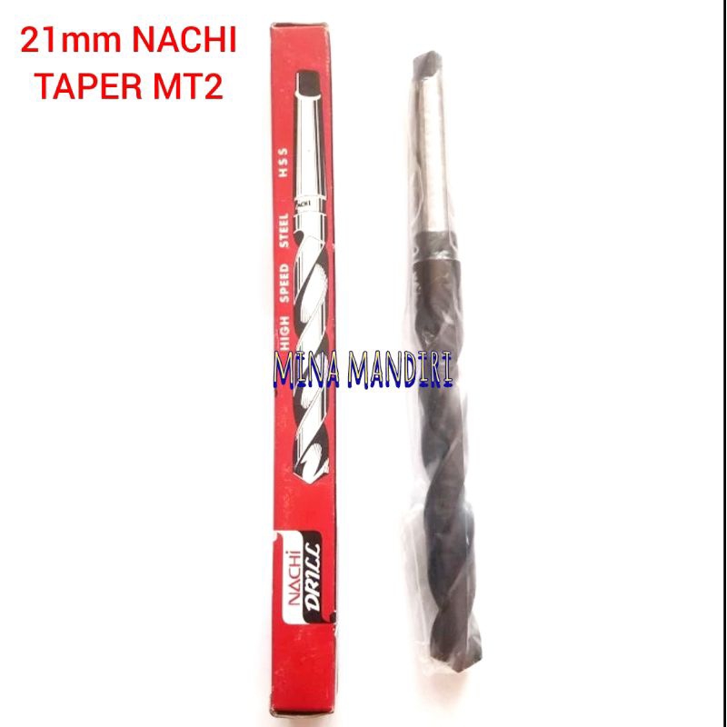 Jual Drill Mata Bor Besi 21mm Nachi taper shank MT2 | Shopee Indonesia