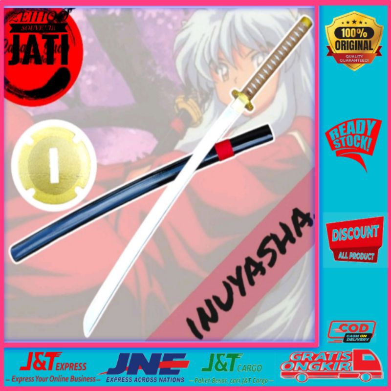 Jual pedang kayu inuyasha cosplay anime | Shopee Indonesia