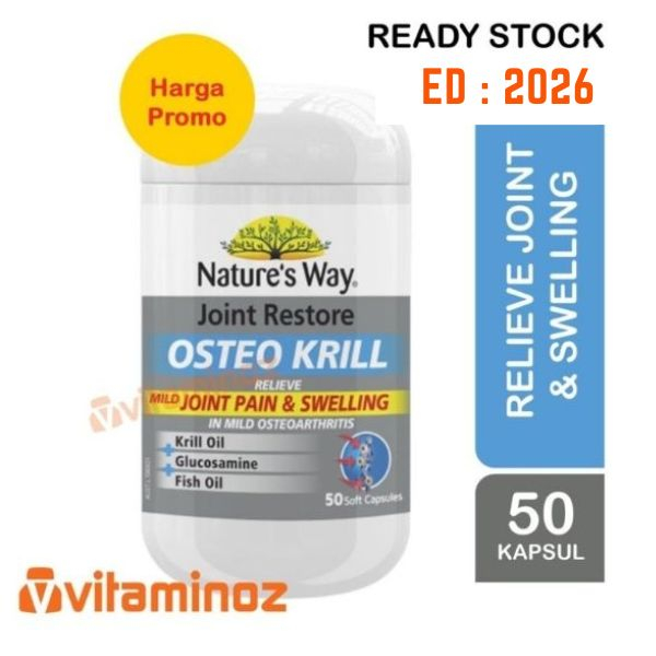 Jual Nature's Way Joint Restore Osteo Krill - 50 Kapsul | Shopee Indonesia
