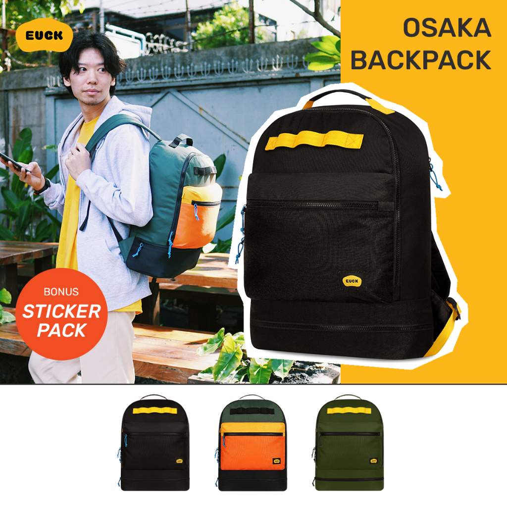 Jual Euck - Backpack Tas Ransel Laptop Dengan Slot Sepatu / Tas ...