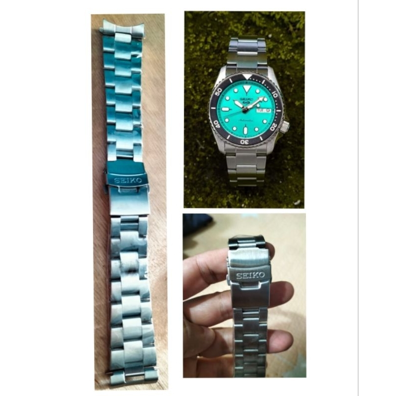 Jual Rantai Jam Tangan Seiko 5 Sport Automatic Seiko Diver SKX Solid ...