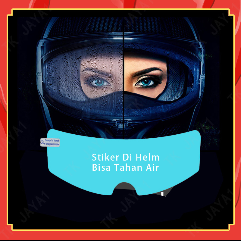 Jual Stiker Anti Hujan Helm Stiker Tahan Panas Hujan Stiker Anti Fog ...