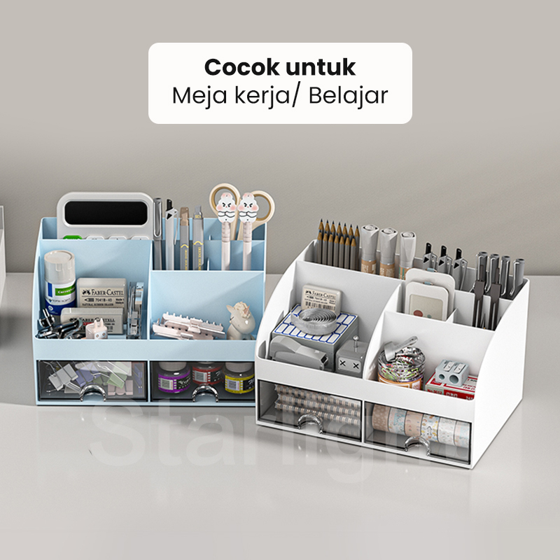 Jual Starlight Kotak Organizer Alat Tulis Meja Kantor Rak Kosmetik Laci ...