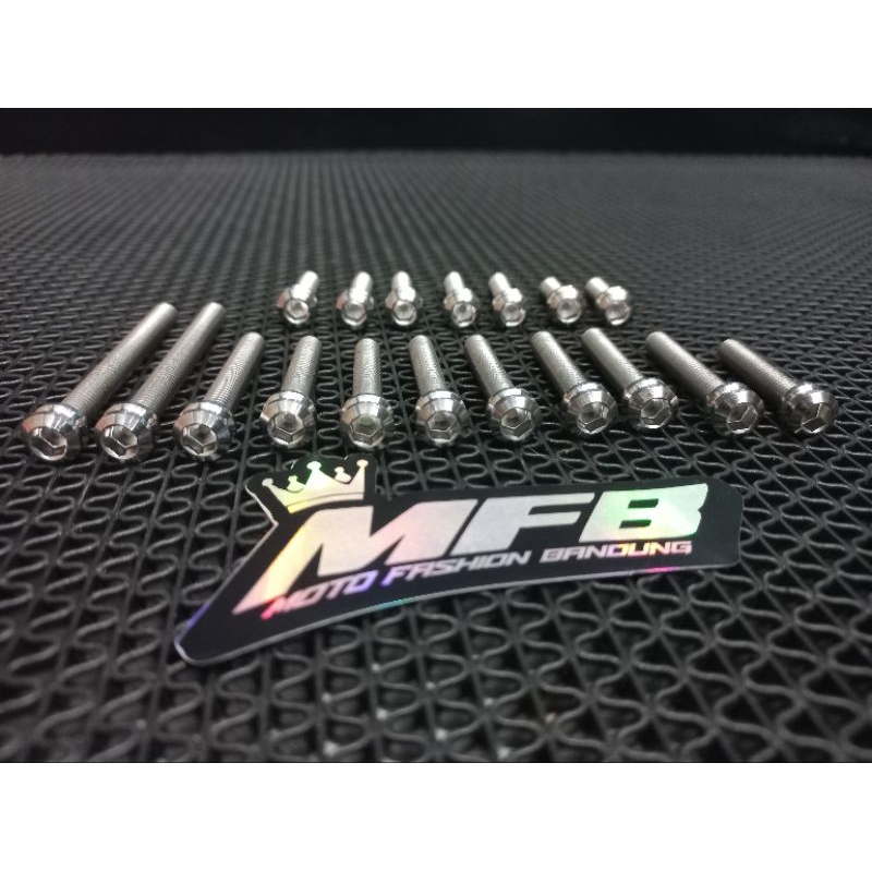 Jual BAUT SET BAK MESIN BLOK KALTER RXKING RXS RXK YT115 CUSTOM STENLIS ANTI KARAT (KIRI KANAN ...
