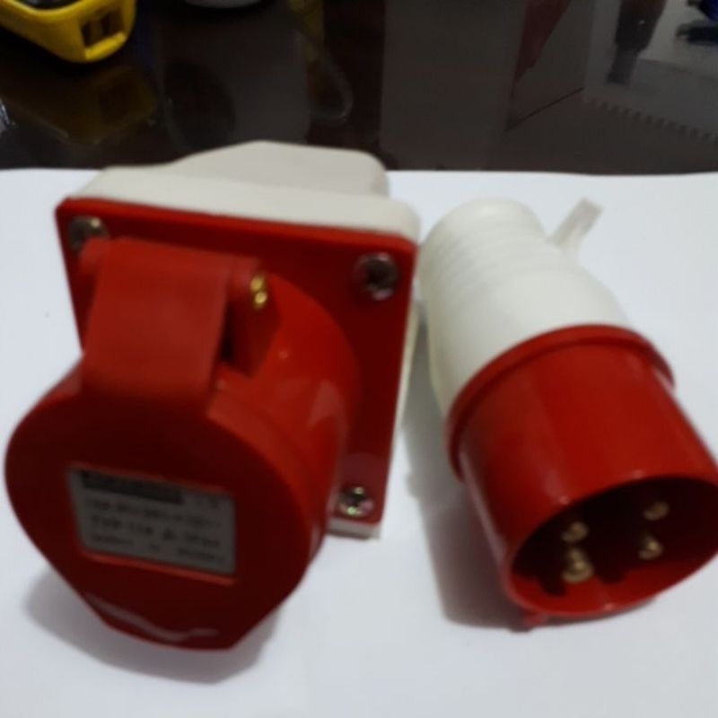 Jual INDUSTRIAL PLUG & WALL SOCKET OUTLET 4X16A WEATHERPROOF | Shopee ...