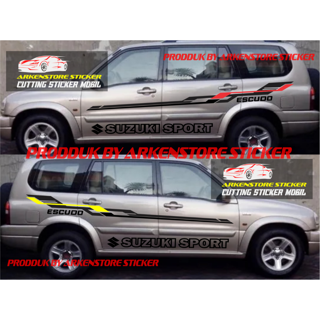 Jual Sticker stiker mobil suzuki escudo sticker list stipe mobil escudo ...