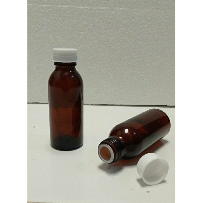Jual Botol Kaca 100ml Coklat Lengkap Tutup | Shopee Indonesia