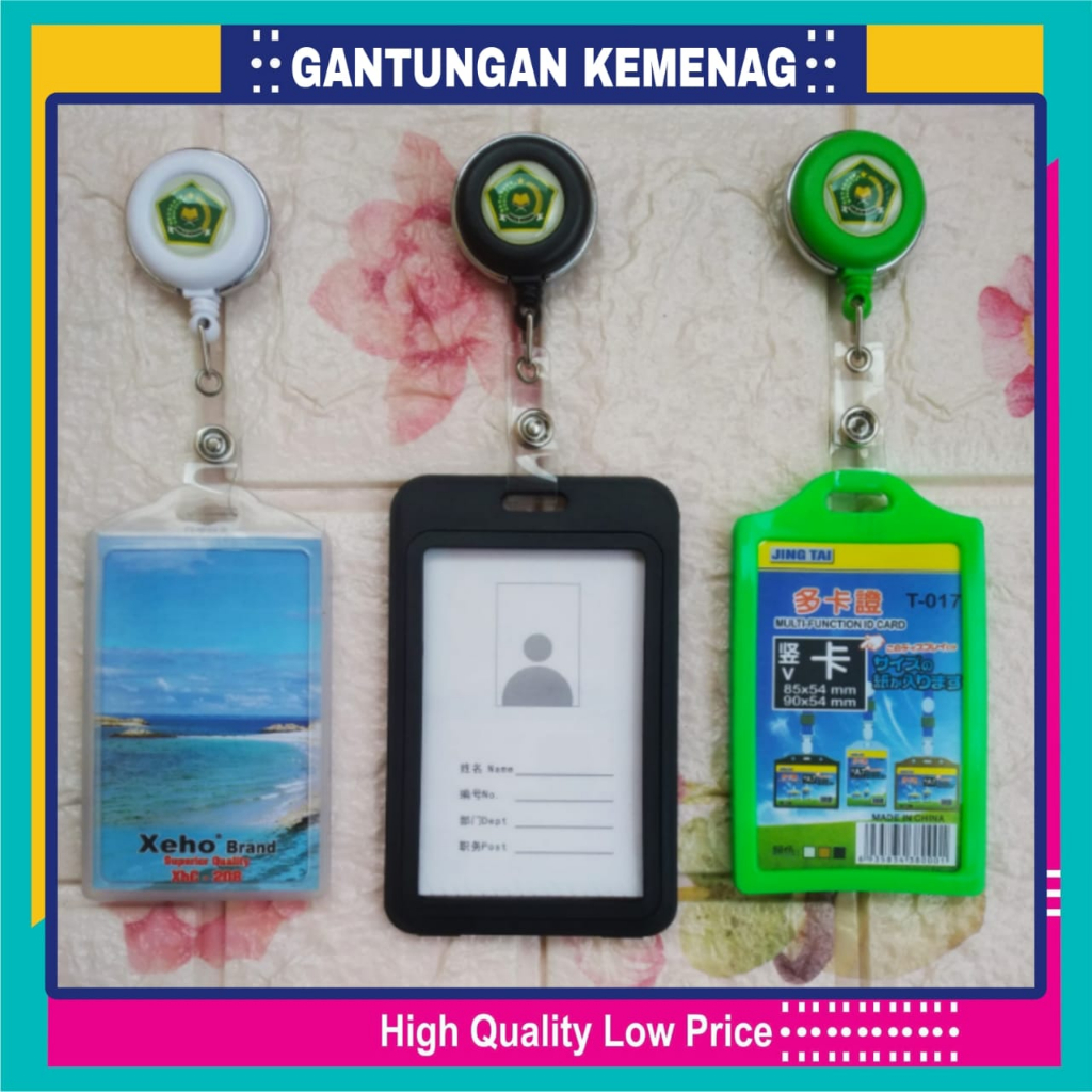 Jual GANTUNGAN YOYO ID CARD KEMENAG (KEMENTERIAN AGAMA) + TEMPAT ID ...
