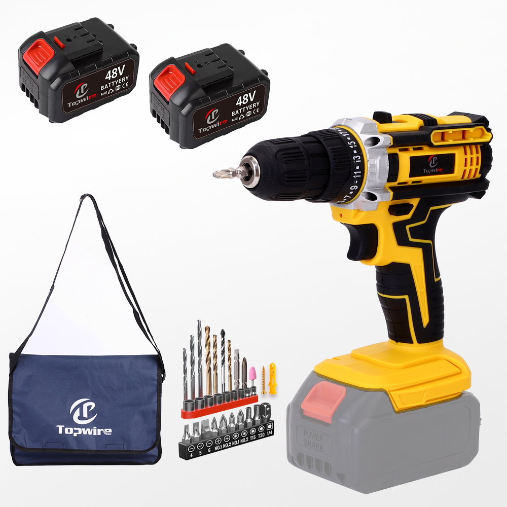 Jual Impact Drill Set Bor Tanpa Kabel Lithium lon Dengan Fungsi Kejut ...
