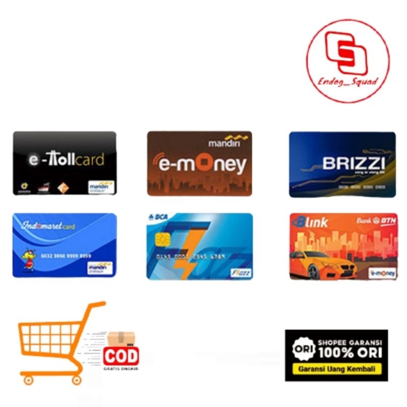 Jual Kartu uang elektronik emoney/brizzi/tapcash/flazz | Shopee Indonesia