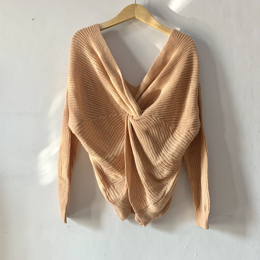 Jual Cardigan Sweater Rajut Kepang Vest Rompi Motif Gambar Pattern ...