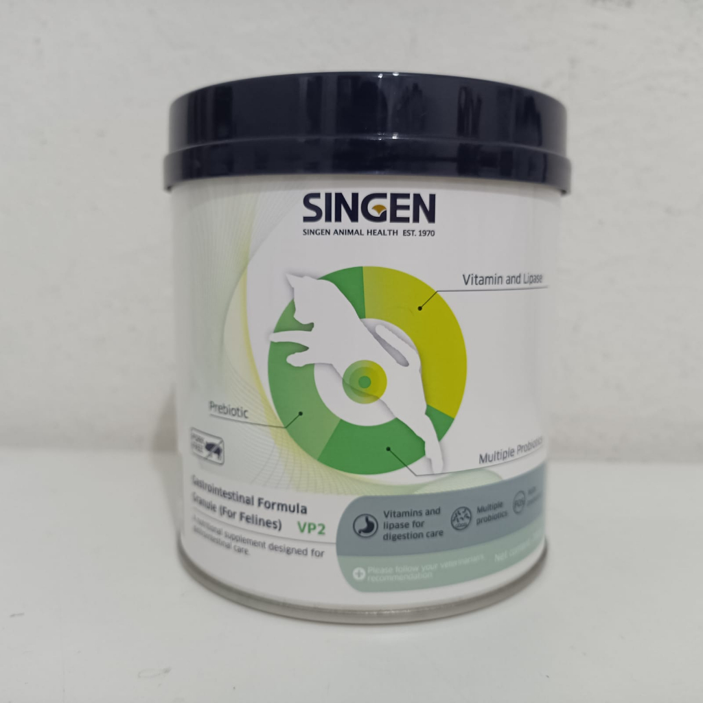Jual Singen Gastrointestinal Granule Cat 200gr untuk Pencernaan Kucing ...