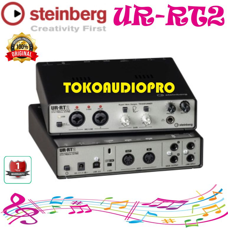 Jual Steinberg UR-RT2 USB Audio Interface Soundcard URRT-2 | Shopee Indonesia