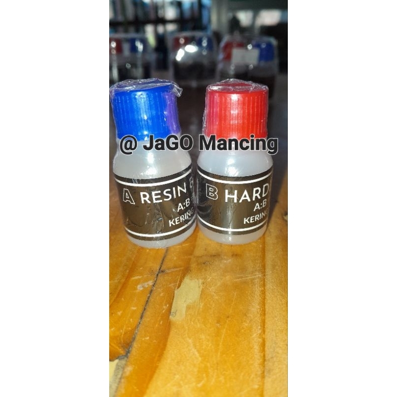 Jual RESIN PANCING JM HARDENER+RESIN 1 SET ISI 2 / LEM JORAN EPOXY ...