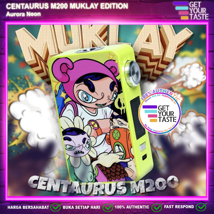 Jual Centaurus M200 MUKLAY Edition 200W MOD ONLY Authentic by Lost Vape x PAN | Shopee Indonesia