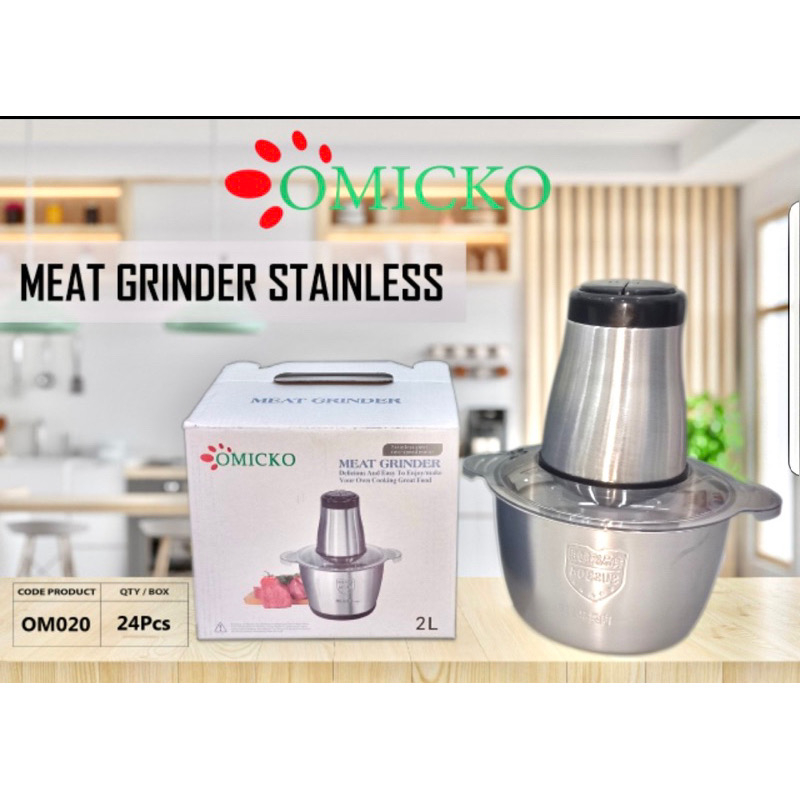 Jual Chopper Choper Blender Daging Omicko Stainless 2L 2 Liter ...