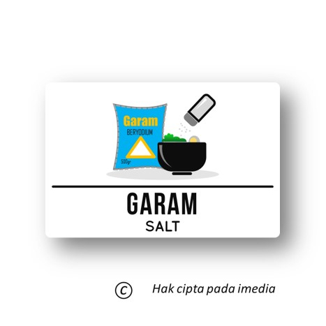 Jual Stiker Toples Bumbu | Stiker Label Bumbu Dapur | Stiker Bumbu ...