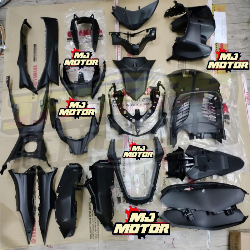 Jual COVER BODY KASAR FULLSET NEW AEROX 155 ORIGINAL YAMAHA | Shopee ...