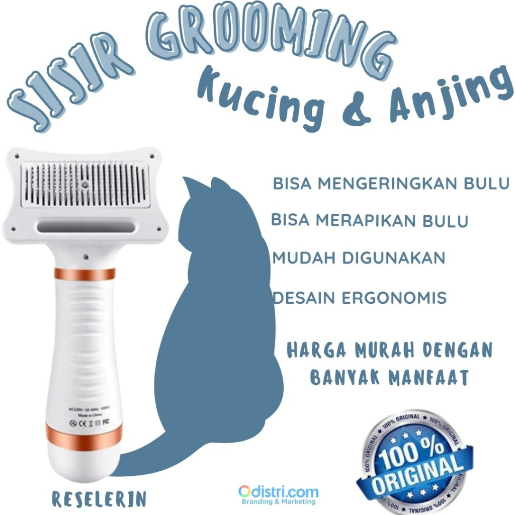 Jual Sisir Hewan Grooming Sisir Bulu Kucing Anjing Murah Sisir Hewan ...