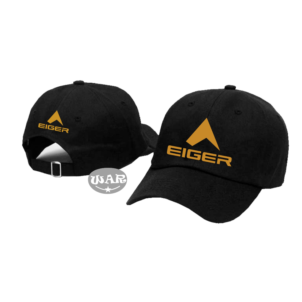 Jual Topi Baseball EIGER LOGO Gold DP Premium / Topi baseball hat pria ...