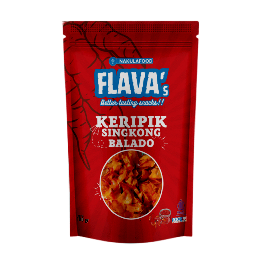 Jual Nakula Food Snack Flava Singkong Balado 100 gr | Shopee Indonesia