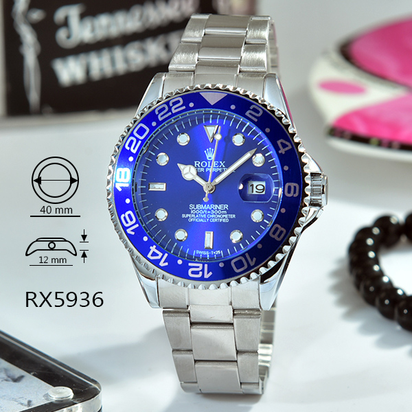 Jual Jam Tangan Pria Quartz Jam Cowok Jam Rantai Stainless Steel Luxury ...