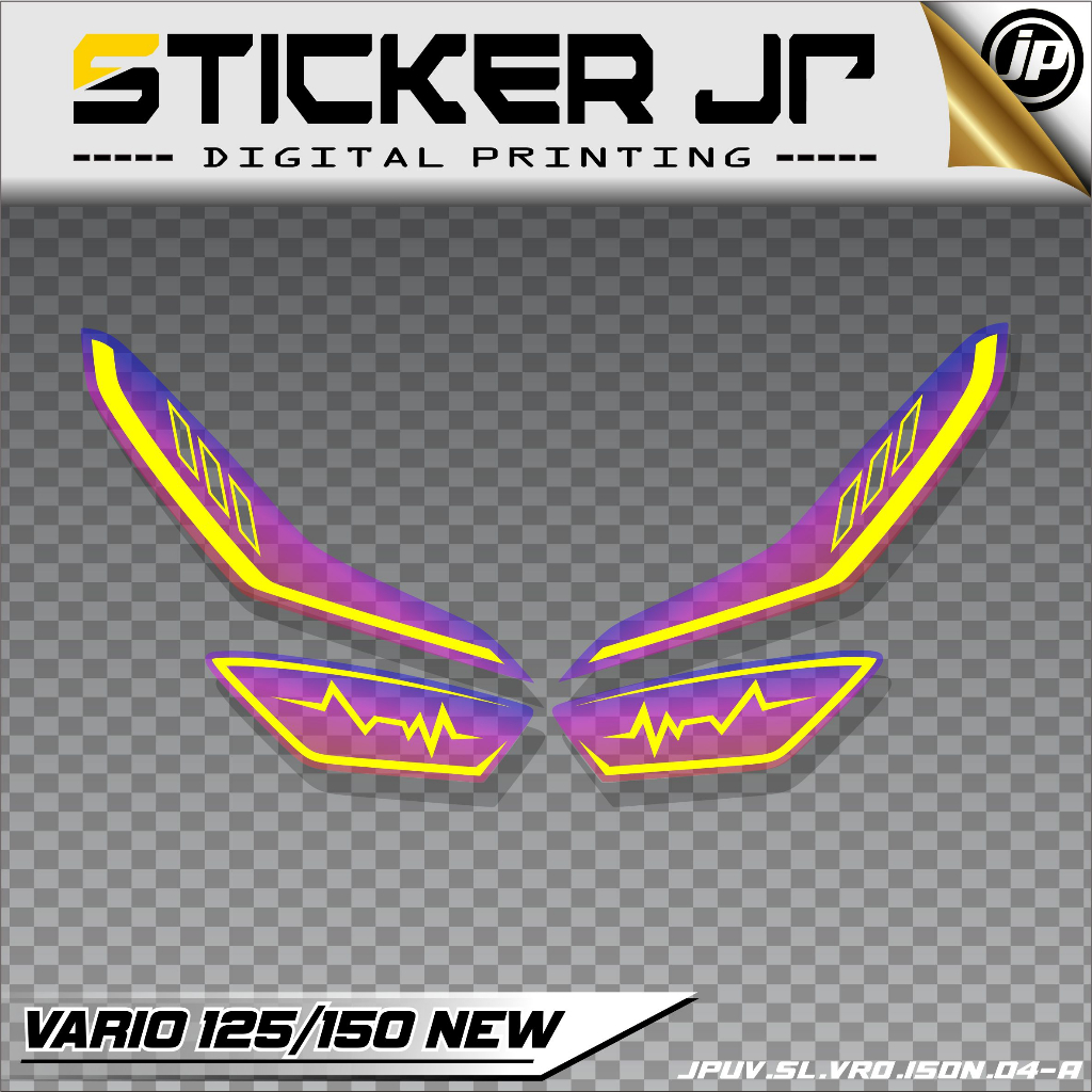 Jual Stiker Lampu / Alis Vario 125-150 New - Sticker Led Honda Vario ...