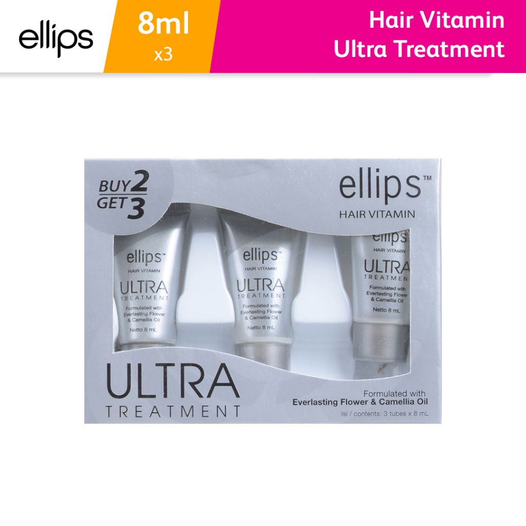 Jual Ellips Hair Vitamin Ultra Treatment Tube 8ml (buy 2 get 3 ...