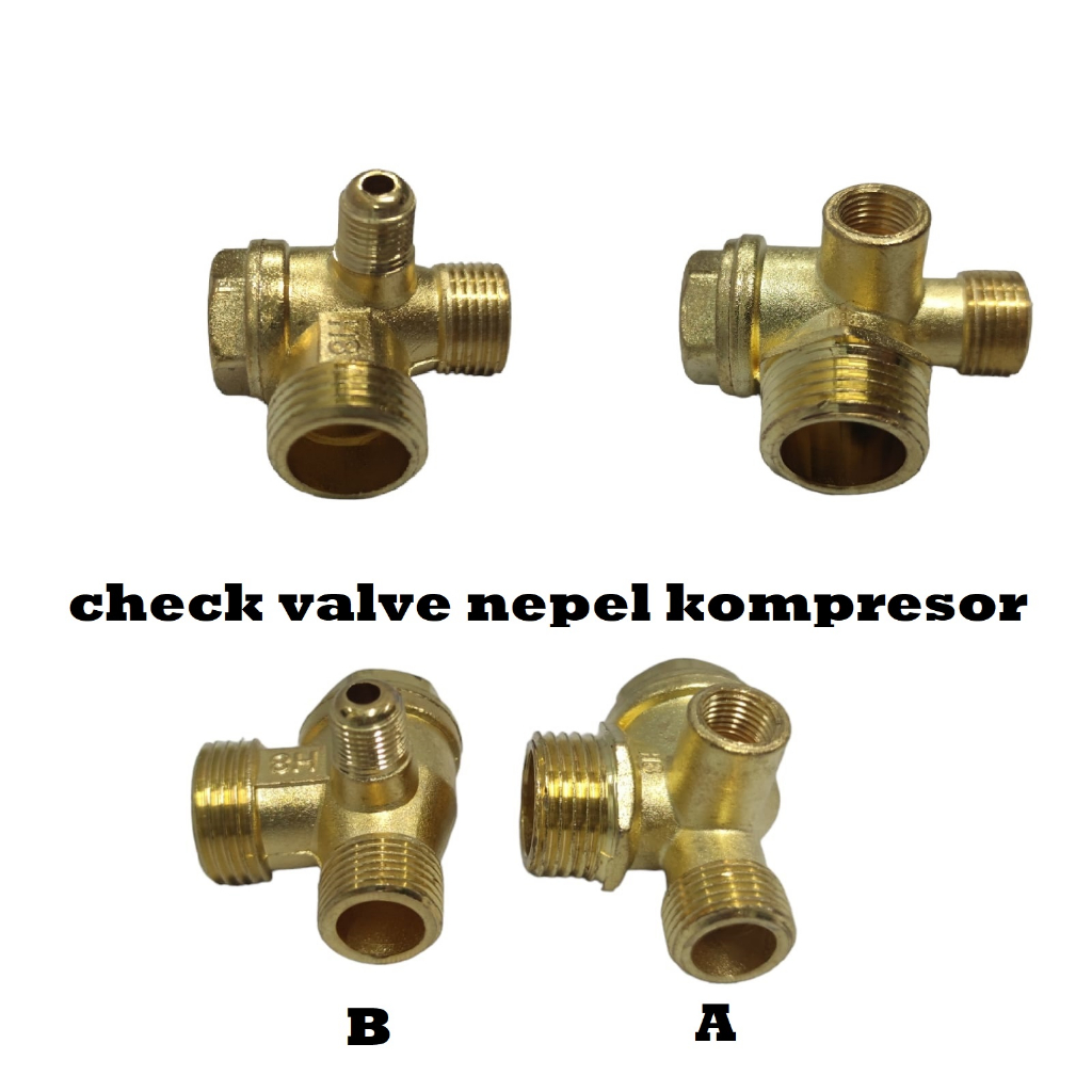 Jual Sparepart Check Valve Nepel Kompresor Angin Lakoni / Kompresor ...