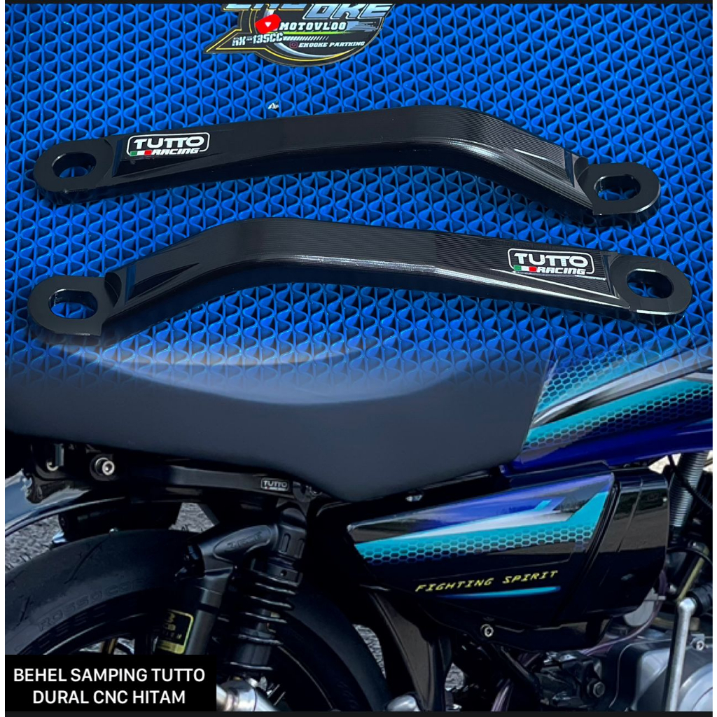 Jual BEHEL BEGEL SAMPING RXKING RX KING DURAL T.7 CNC PREMIUM TUTTO RACING HITAM | Shopee Indonesia