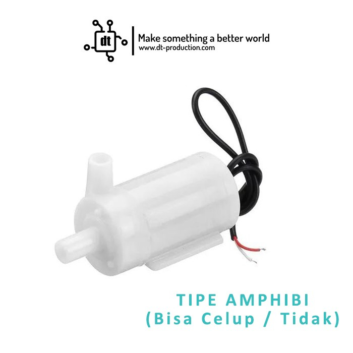 Jual Mini Pompa Air Celup 3V 3.3V 5V 6V DC Low Noise Arduino dan ...