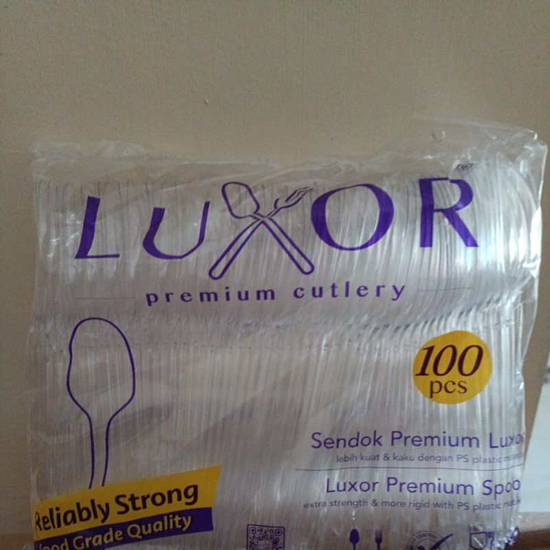 Jual Sendok Makan Bening Merk Luxor (Isi 100 Pcs) | Shopee Indonesia