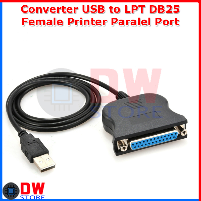 Jual Konverter Adapter USB to DB25 LPT Printer Paralel Parallel DB25 Female | Shopee Indonesia