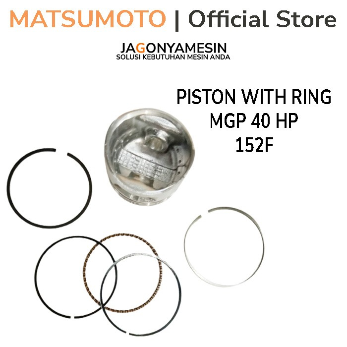 Jual MATSUMOTO PISTON ASSY SET SPAREPART POMPA AIR MGP 40 HP | Shopee ...